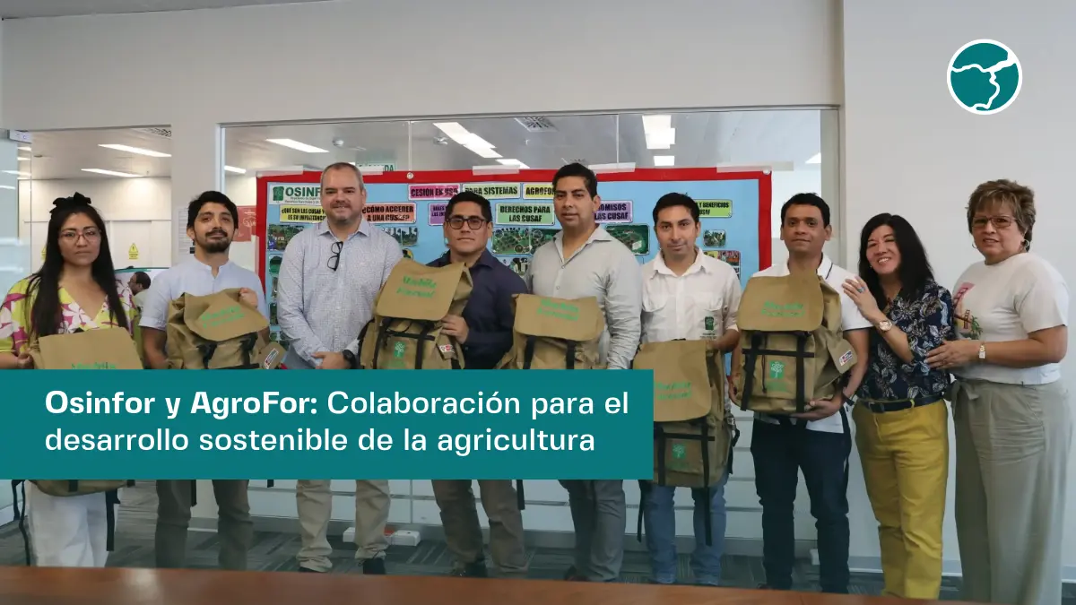 Osinfor impulsa el desarrollo sostenible de la agricultura