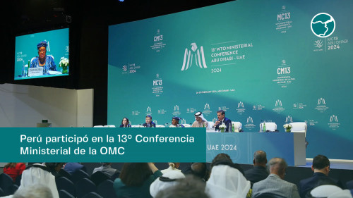 Perú participó en la 13° Conferencia Ministerial de la OMC