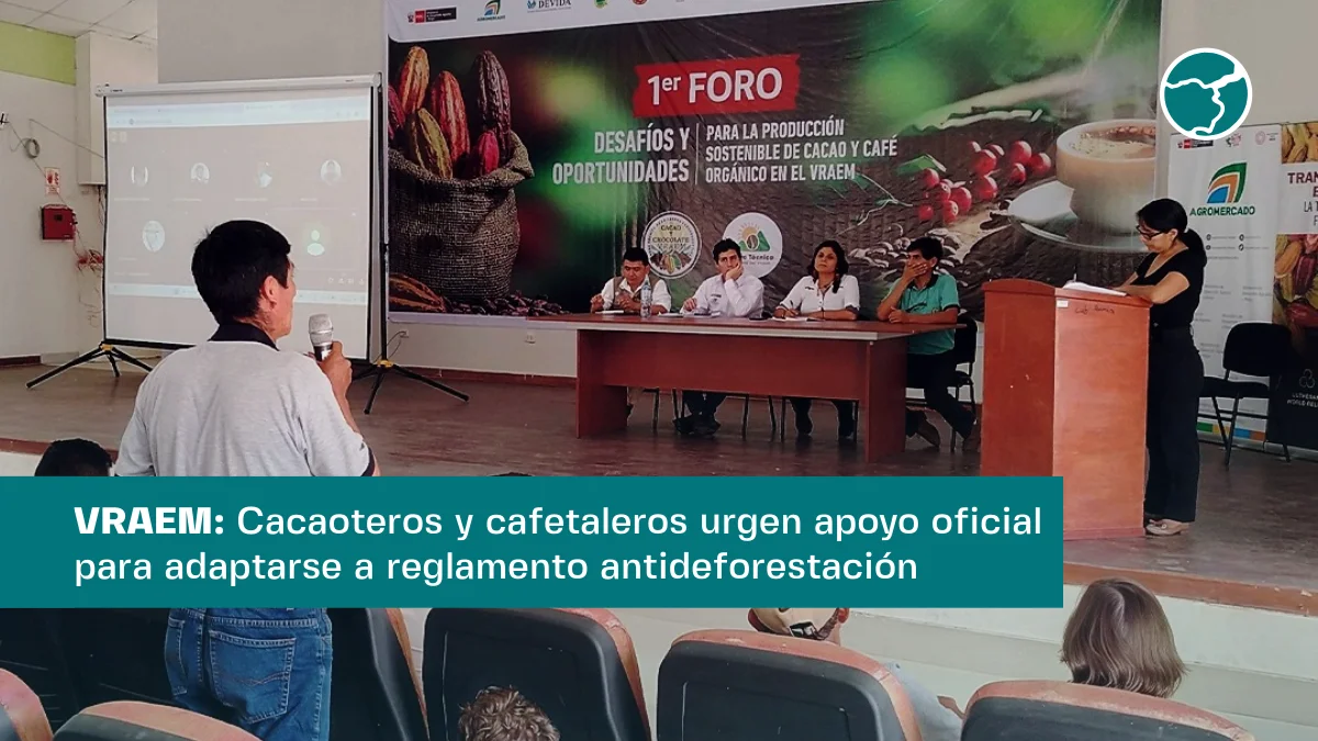 Vraem: Urgen apoyo oficial para cumplir reglamento de la UE